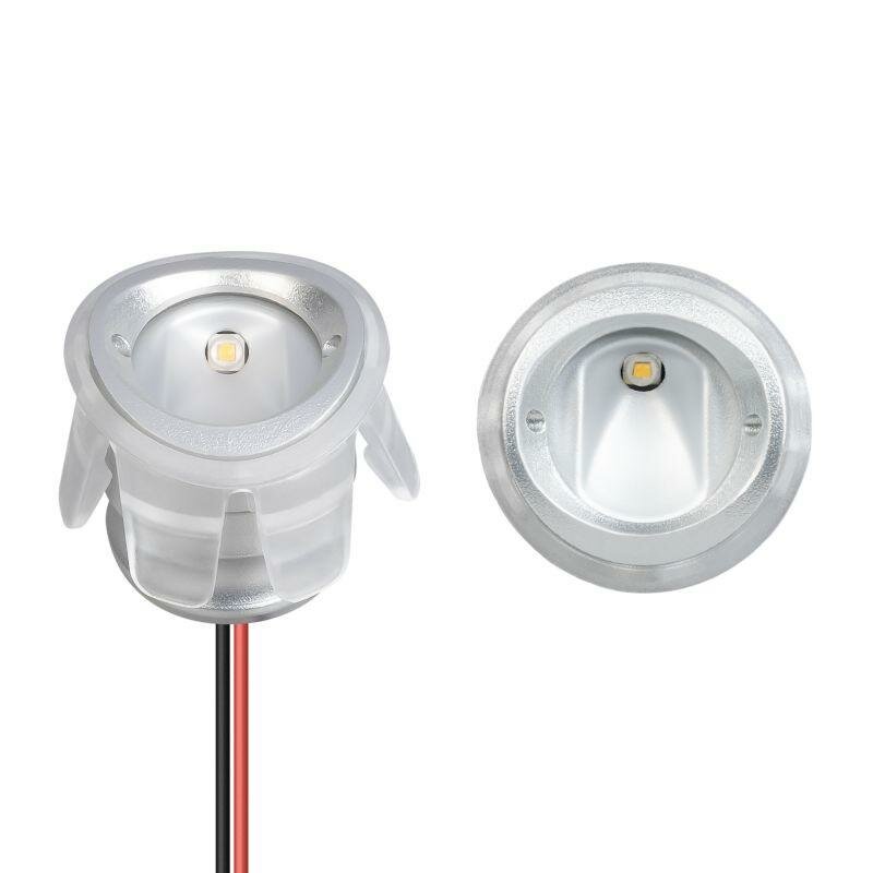 Светильник ALT-LODESTAR-HANDRAIL-R27-1.5W Warm3000 GR 30х60deg 12-24В 1.5Вт 3000К IP67 ландшафтный метал. Arlight 045490