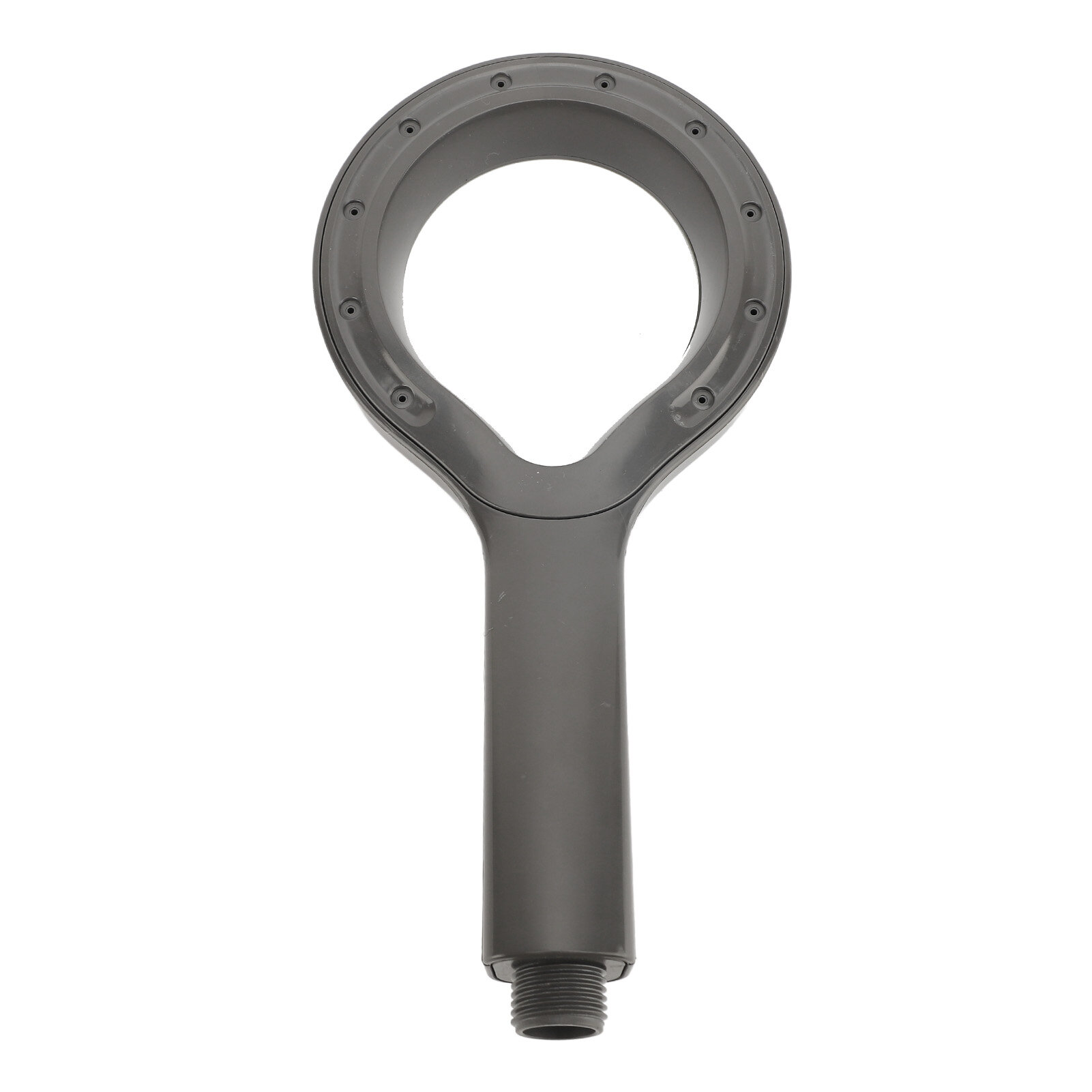 Душевый распылитель высокий давление с большим розеткой для воды Hollow Out Handheld Desmbeard для домашней ванной комнаты серая