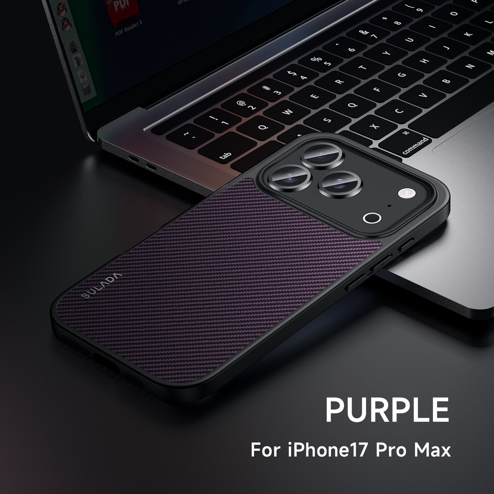 Чехол для Apple iPhone 17 Pro Max / Айфон 17 Про Макс, soft touch, чехол-кардиомонитор, искусственная кожа, полиуретан (PU), защита камеры, ударопрочный, усиленные углы, Apple, Apple iPhone 17 Pro Max,