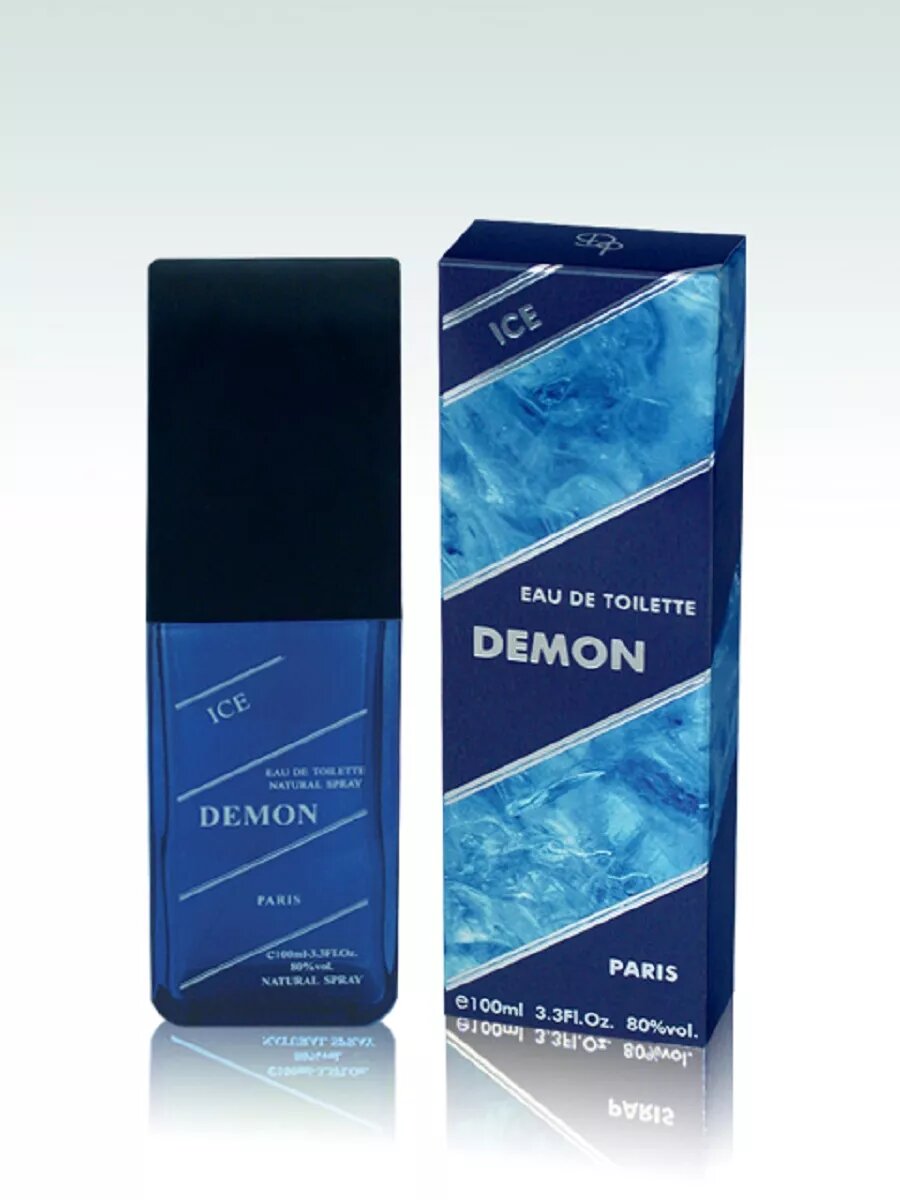 Туалетная вода "Demon Ice" от Delta Parfum, древесный аромат, мужской, 100мл