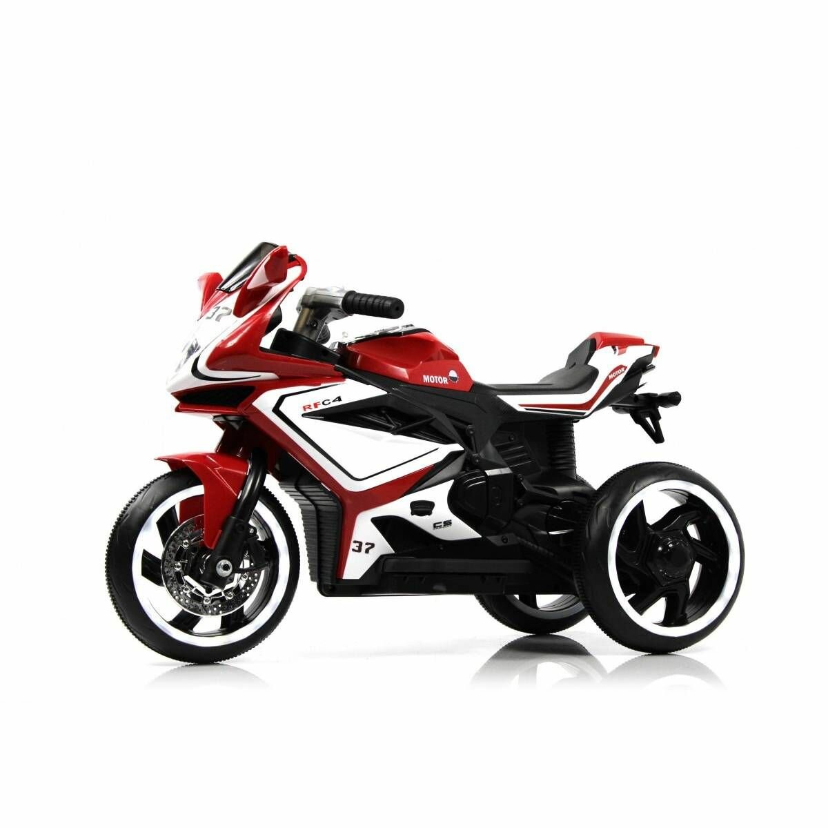 Детский электромотоцикл K222AM красный