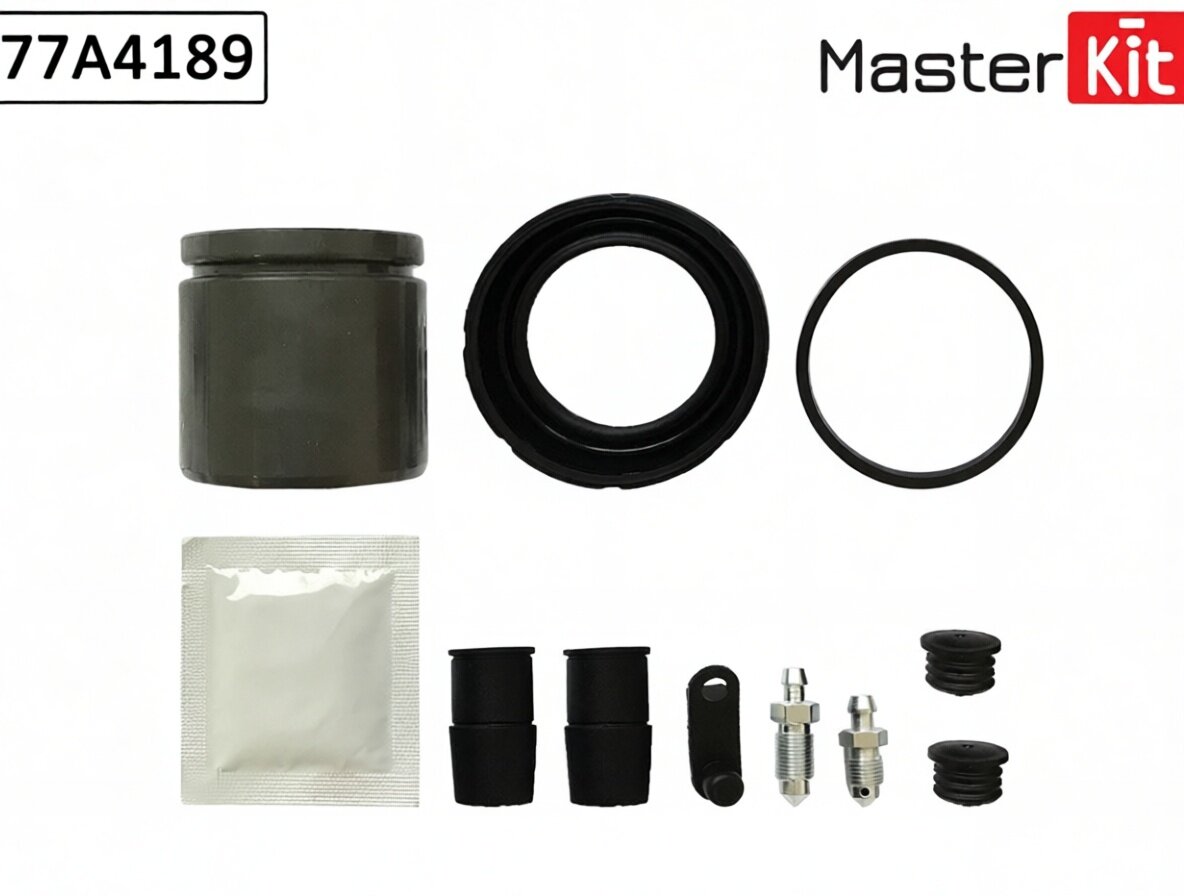 Ремкомплект тормозного суппорта + поршень Mazda 3 (BK) 2003 - 2009 77A4189 MasterKit арт. 77A4189