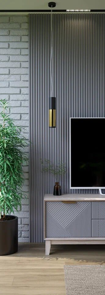 Стеновая панель "Трио", Дуб вотан, комплект 6 шт, 46,2х 279 х 1,8 см