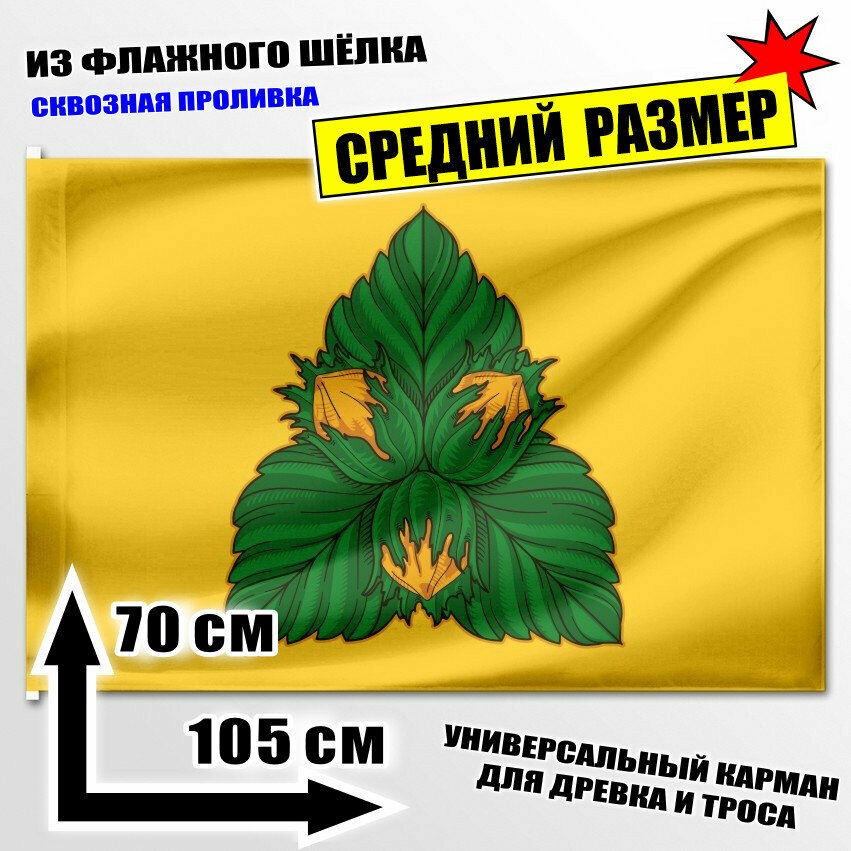 Флаг средний Орехова-Борисова Южного 105x70 см