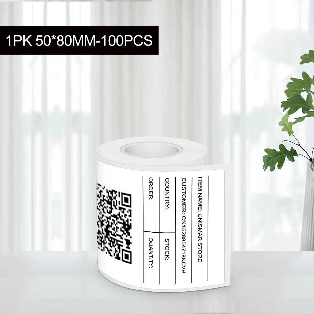 Термопринтер этикеток Marklife P50 Белый, 1PK Label 50x80