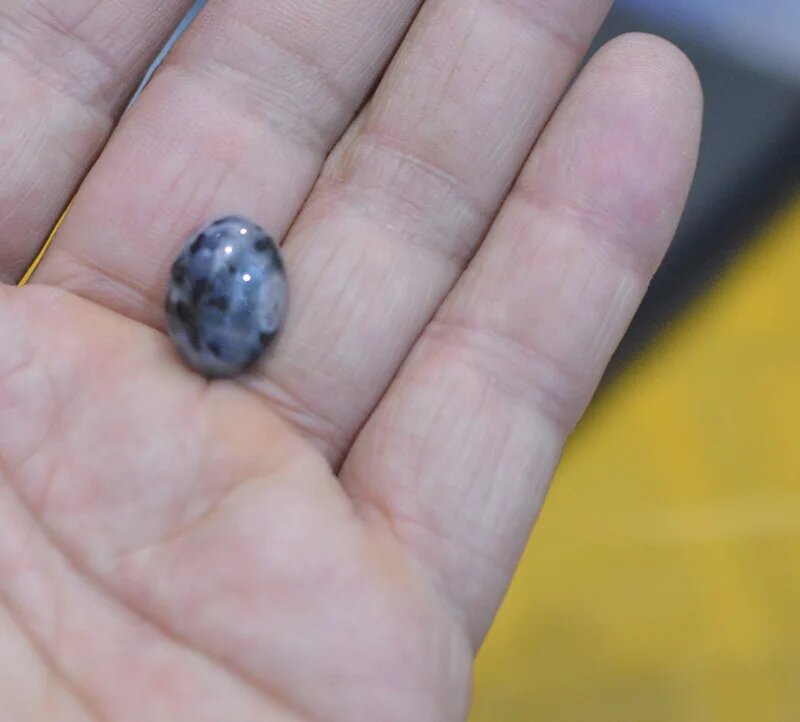 Кабошон из натурального камня, фиолетовый, 12x16 мм, Цвет: 24