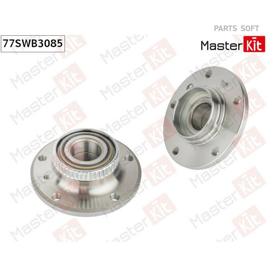 MASTERKIT 77SWB3085 Ступица в сборе с подшипником | перед прав/лев |