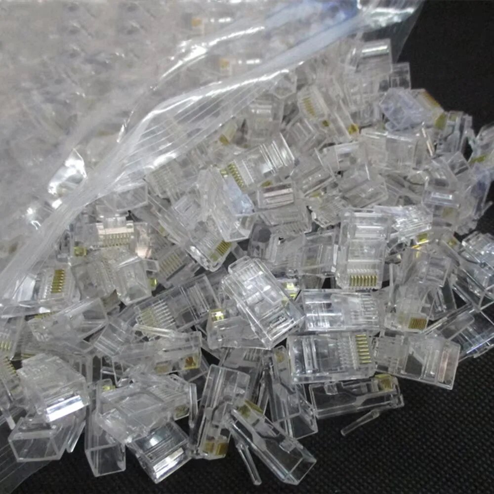 RJ-45 разъемы Cat6, 20 шт.