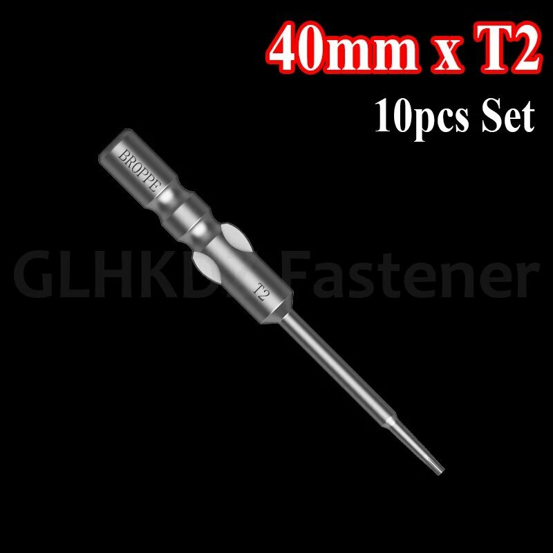 Набор бит для электрической отвертки GooBetter Torx T1-T15 40 мм