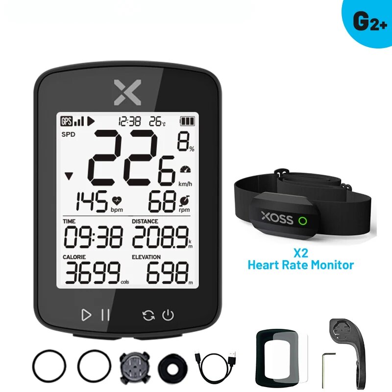 Велокомпьютер XOSS G2/G2+ G2 plus group6