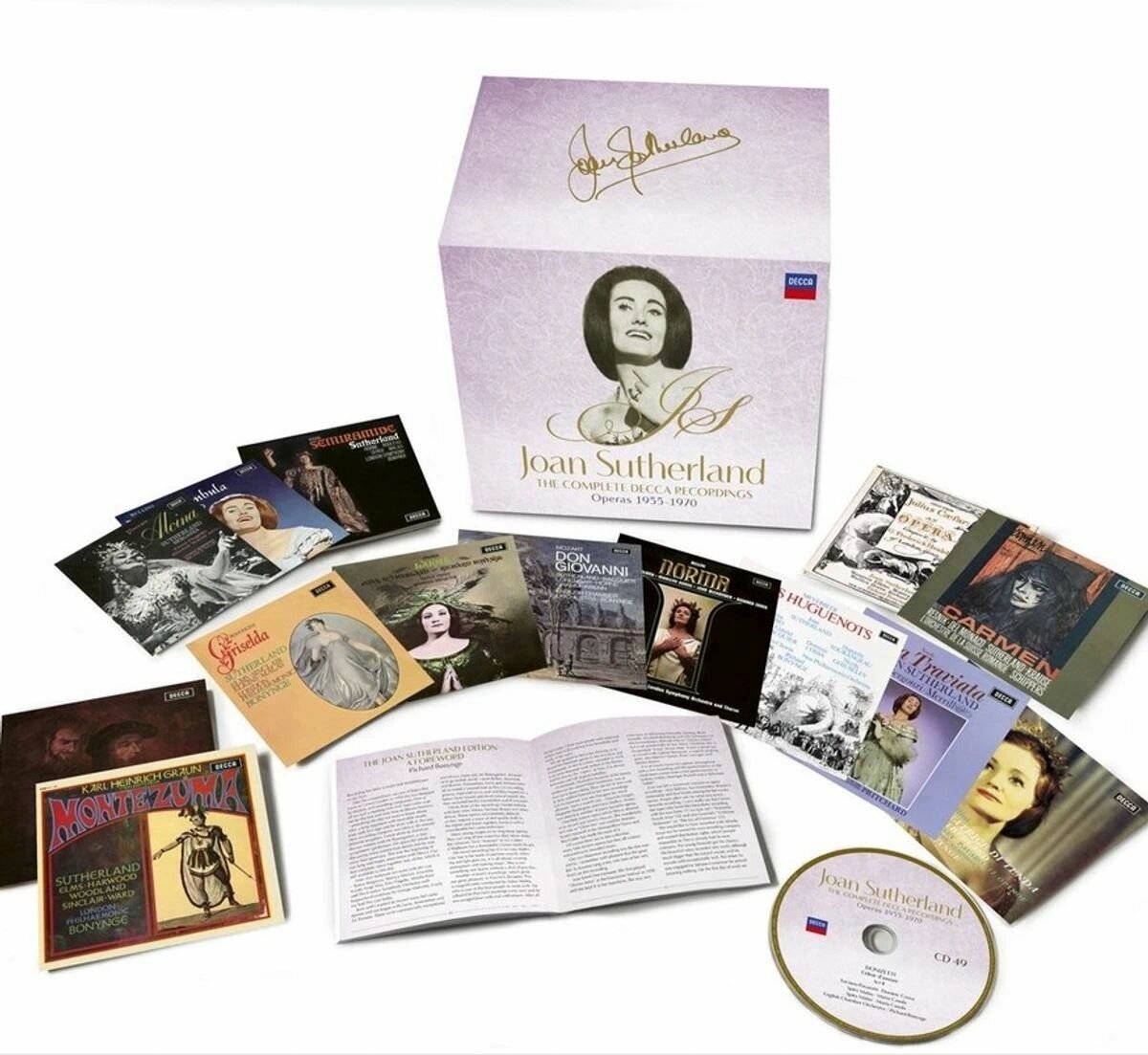CD диск Joan Sutherland - The Complete Decca Recordings (49CD) 2025, Papersleeves In Box