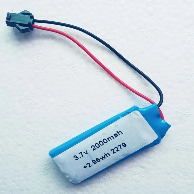 Eflynova автомобиль игрушки запчасти Li-ion аккумулятор 3.7V, 2000mah для RC игрушки, SM разъем