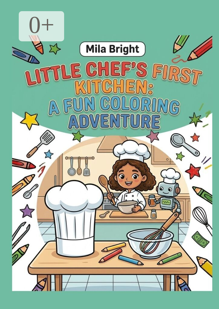 Little Chef’s First Kitchen: A Fun Coloring Adventure
