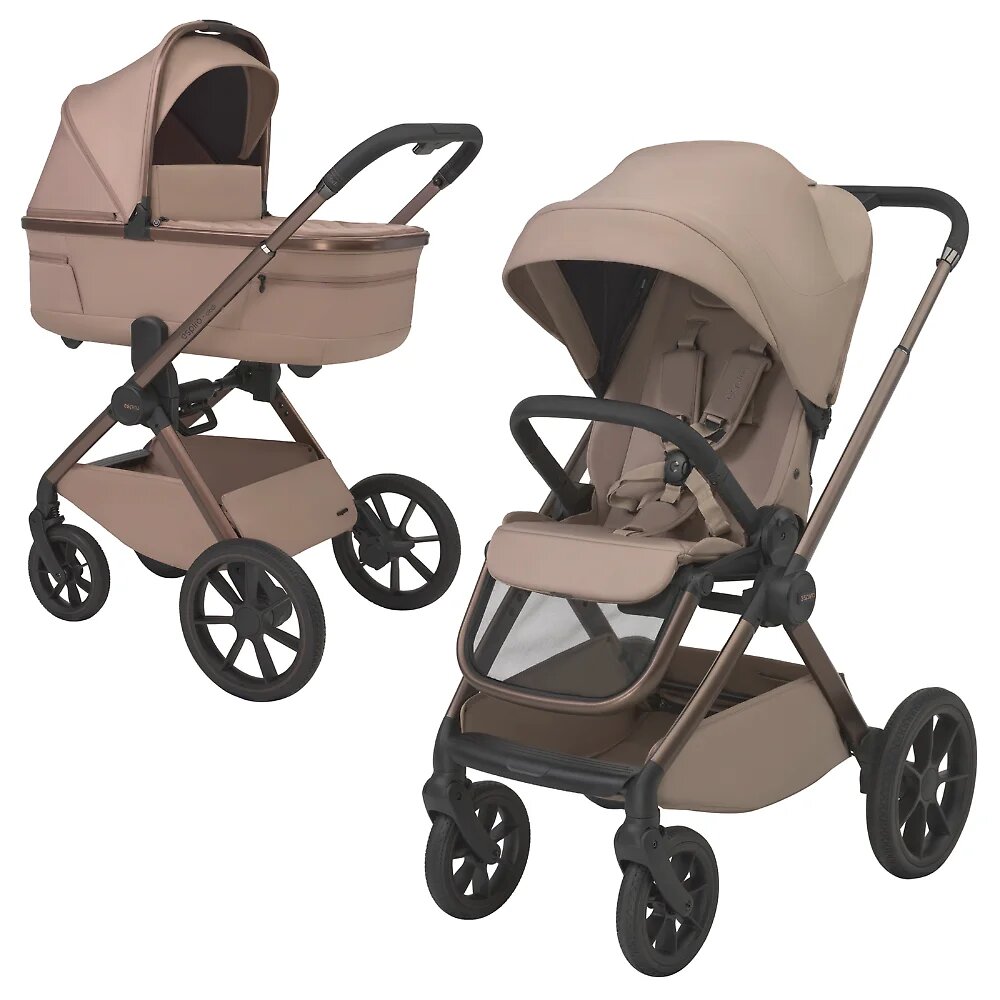 Детская коляска 2в1 Espiro Clodi, цвет Stylish Beige (Бежевый), артикул производителя 13166