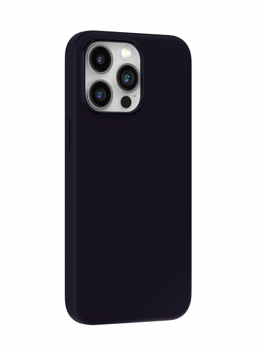 Чехол-накладка Devia Nature Series Silicone Case для iPhone 15 Pro Темно-фиолетовый