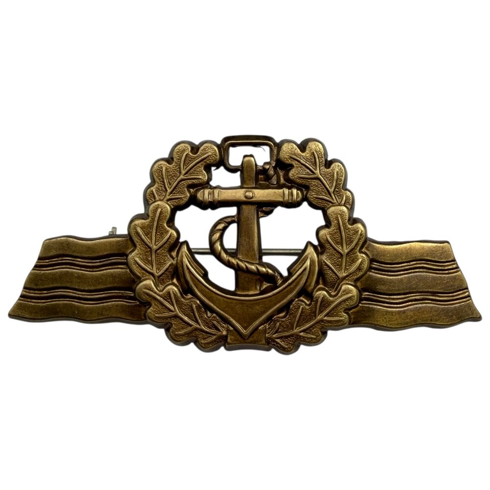 Квалификационный знак "ВМС Бундесвер" бронзовая степень, Германия (ФРГ) 1980-1990 гг.