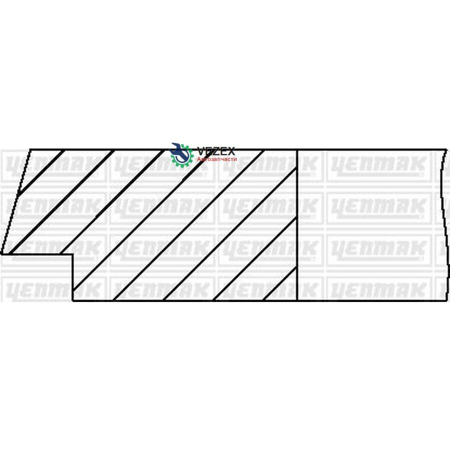 YENMAK 9109624000 Кольца поршневые к-т на цил-р 1,2x1,5x2,0 9109624000