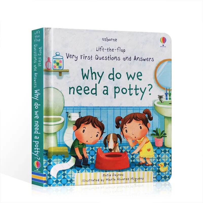 Научные иллюстрированные книги для детей Usborne Why Need Potty