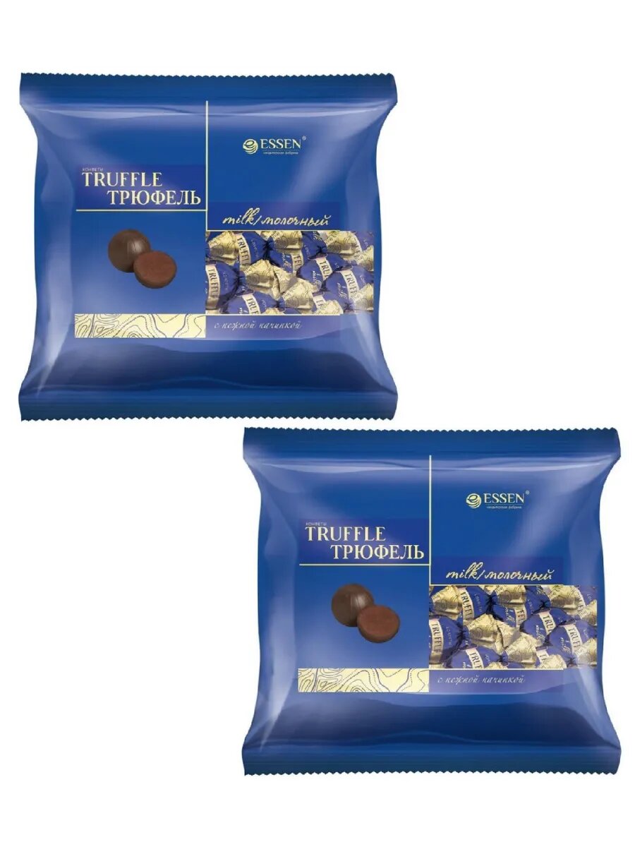 ESSEN Конфеты Трюфель молочный, 500 г, 2 уп