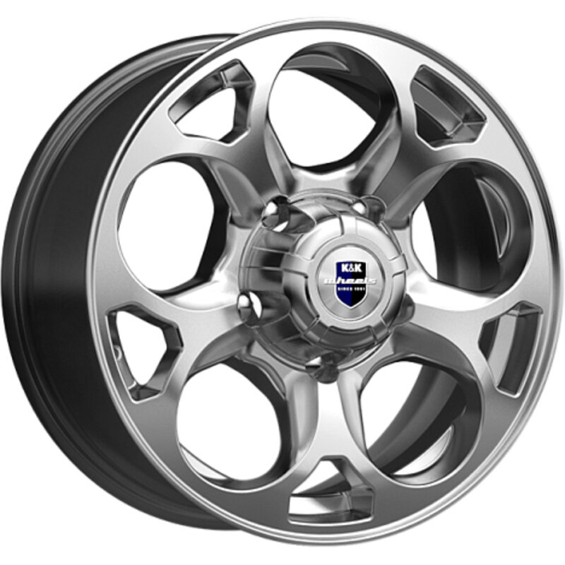 Литой колесный диск K&K Линкс (КС1057) 7x16/5x139,7 ET35 D108,5 Дарк платинум