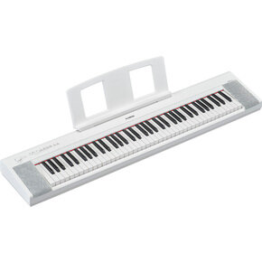 Электронная клавиатура YAMAHA NP-35 белого цвета с 76 клавишей