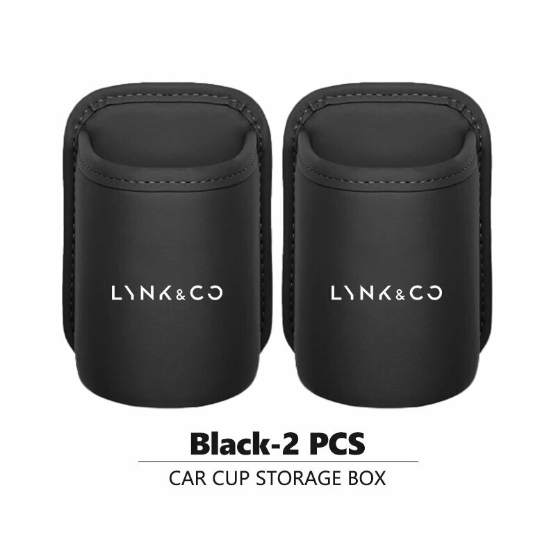 Кожаный органайзер-подстаканник для двери автомобиля LYNK&CO, карман для хранения, для бутылок с водой, для моделей 01 PHEV, 02, 03+, 05, 06, 09 PHEV, 09 MHEV