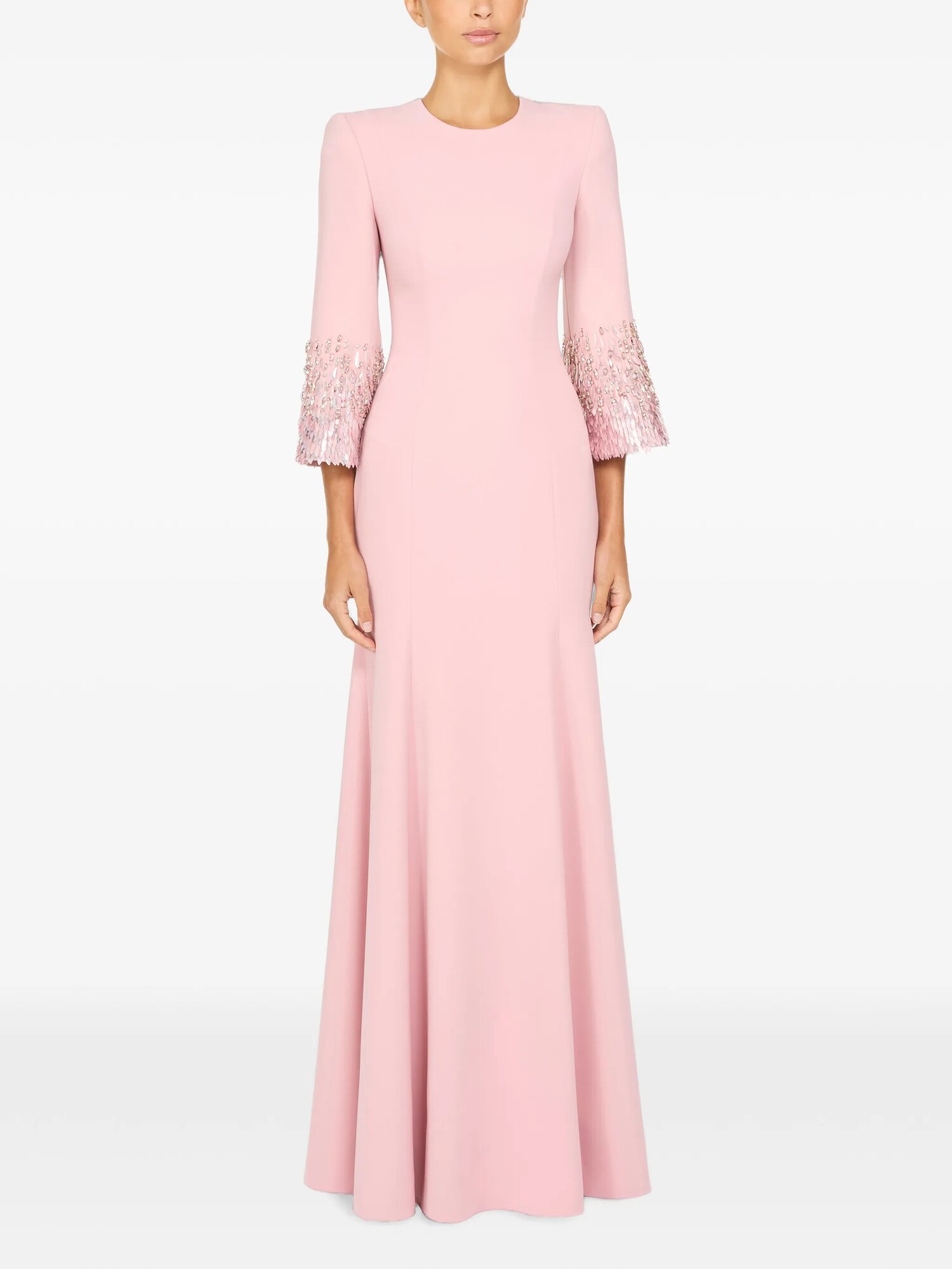 Платье Jenny Packham Anita, размер 14, коралловый/розовый — фото 1