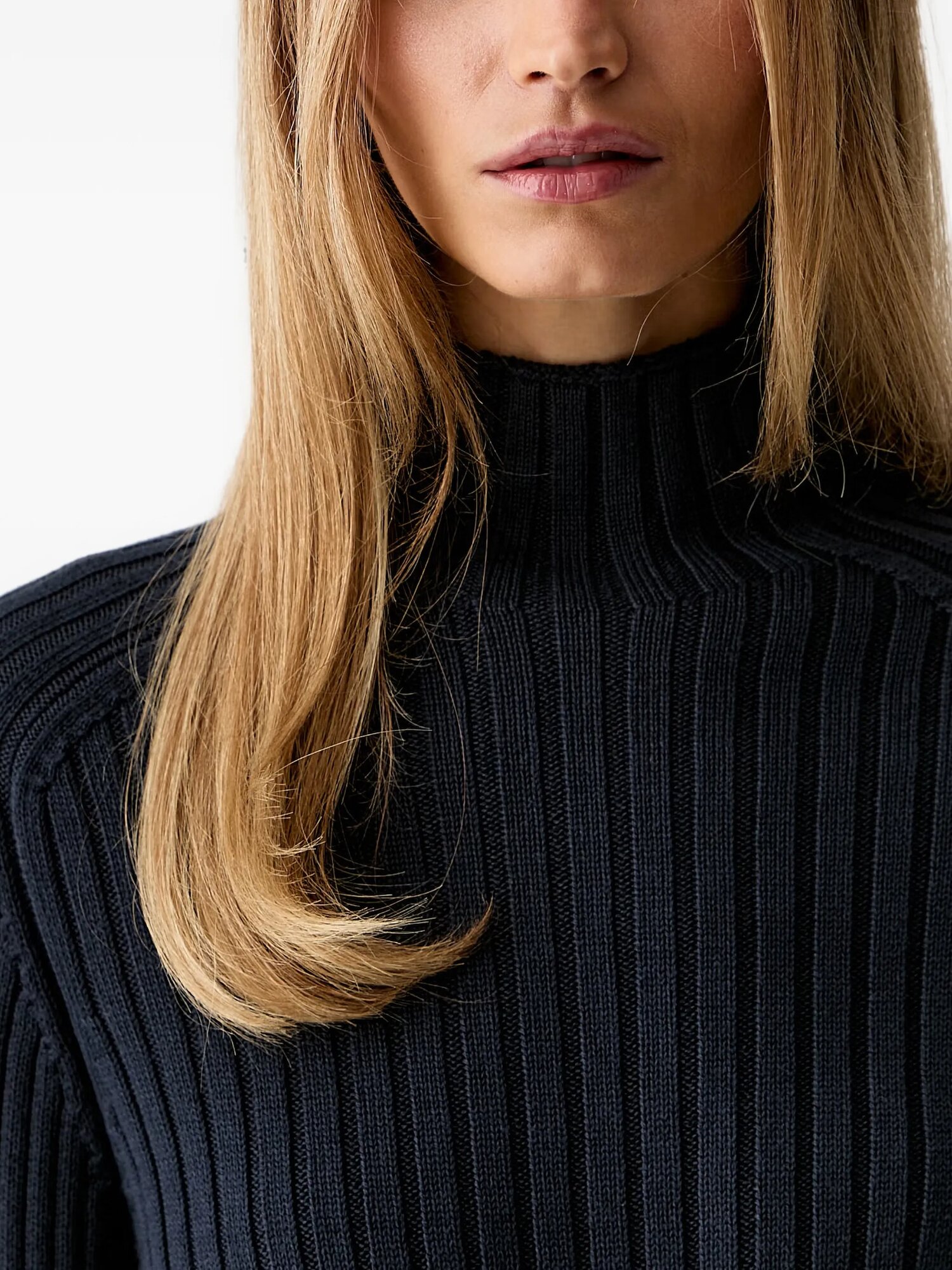 Свитер Marc O'Polo Ribbed-knit high-neck sweater, размер 42 EU — фото 1