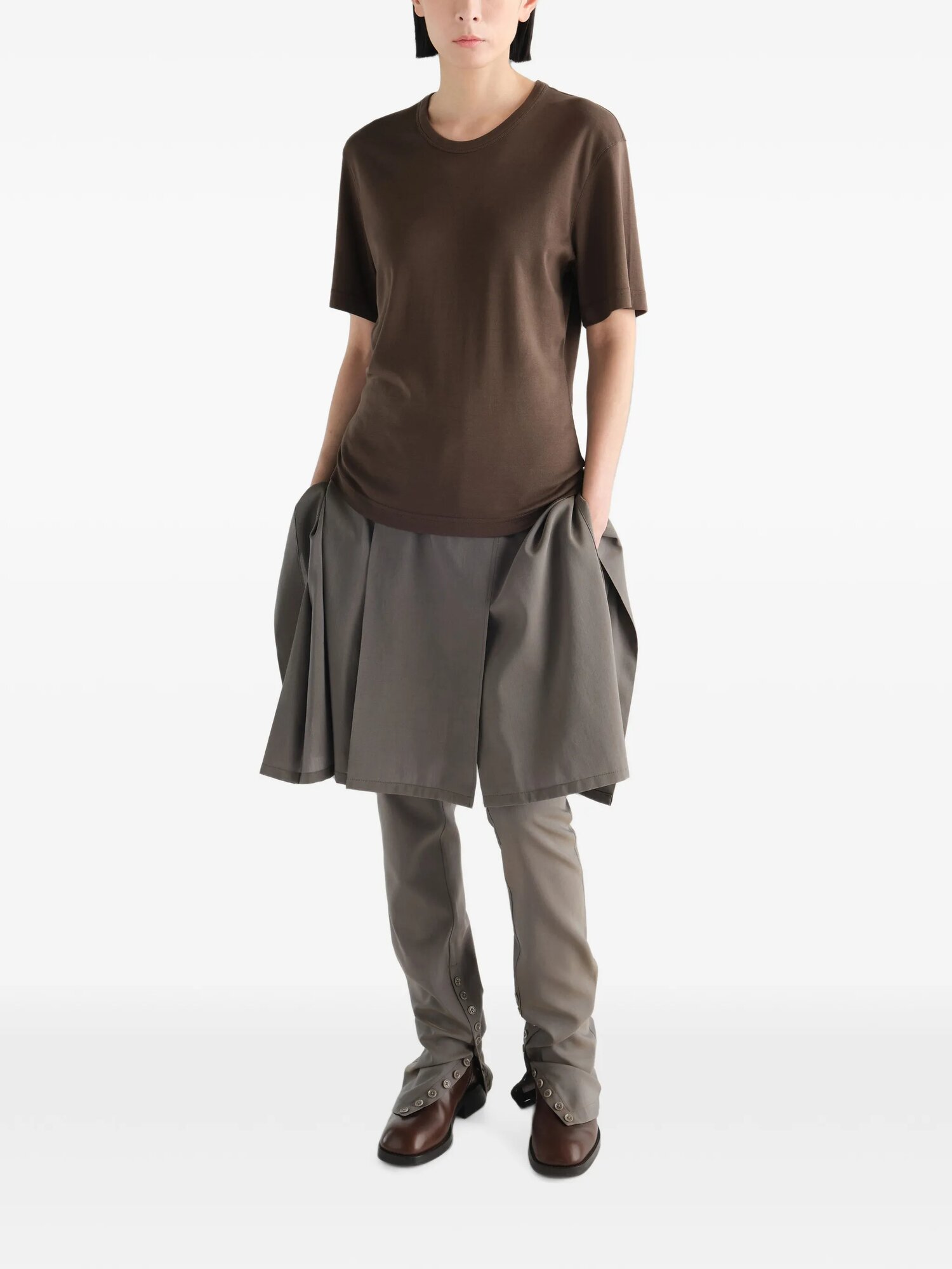 Футболка LEMAIRE Crew-neck T-shirt, размер 38 — фото 1