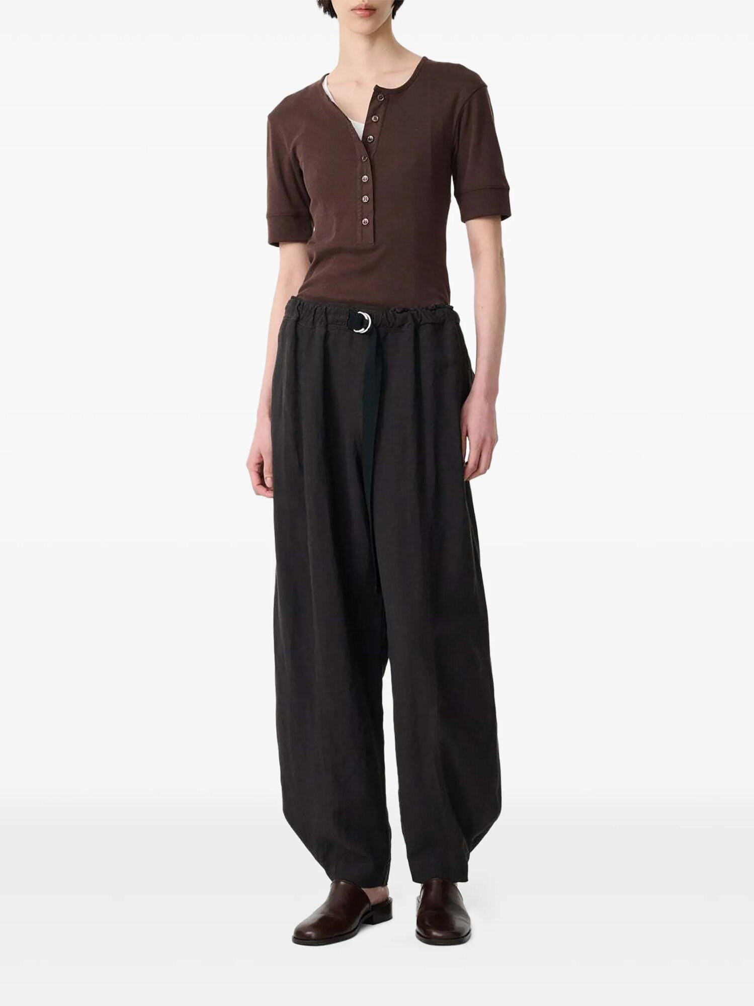 Брюки Studio Nicholson Calvo tapered trousers, размер 8 — фото 1