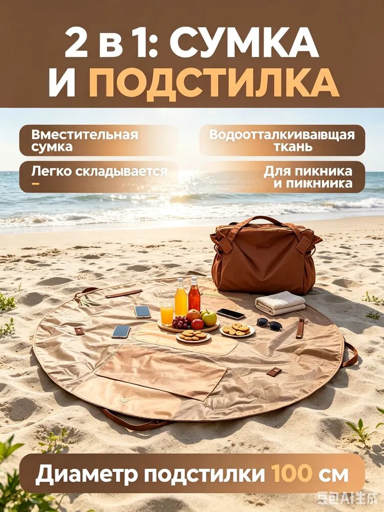 Большая вместительная одноплечевая сумка для путешествий и кемпинга — фото 1