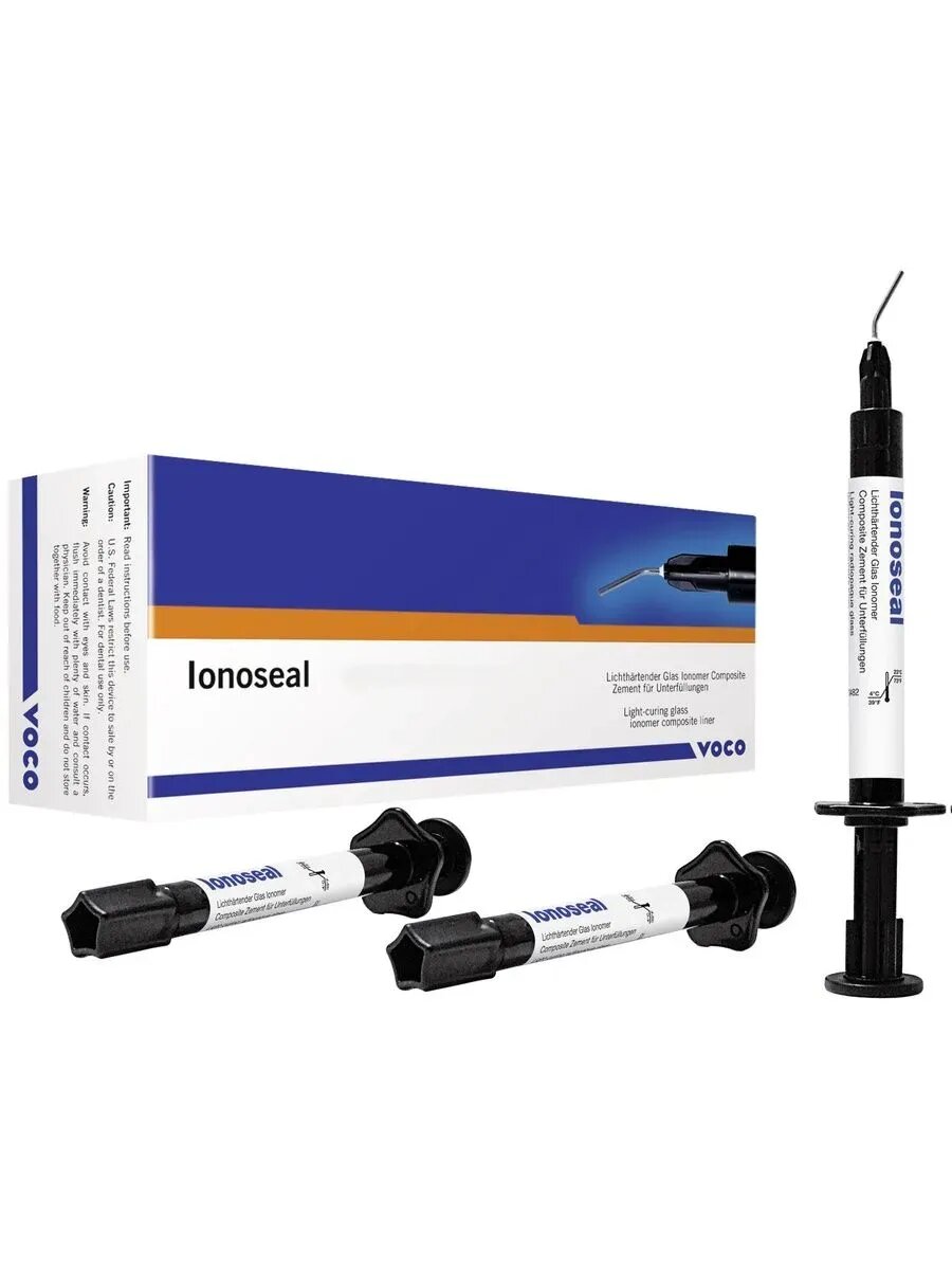 Ionoseal (Ионосил) цемент стеклоиномерный, 3х2,5 мл.