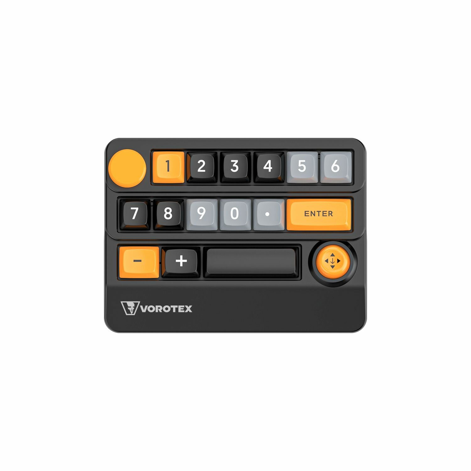 Игровая механическая программируемая клавиатура VOROTEX K15 PRO Kailh Purple Switch, в кейсе, чёрный