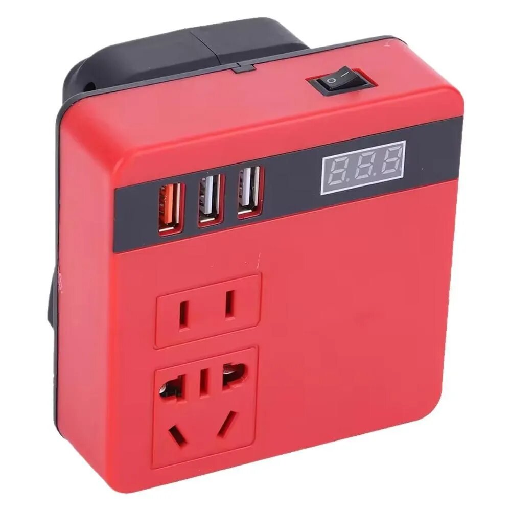Инвертор для литиевых батарей Makita 120 Вт, 18-21 В DC в 220 В AC, для наружных работ