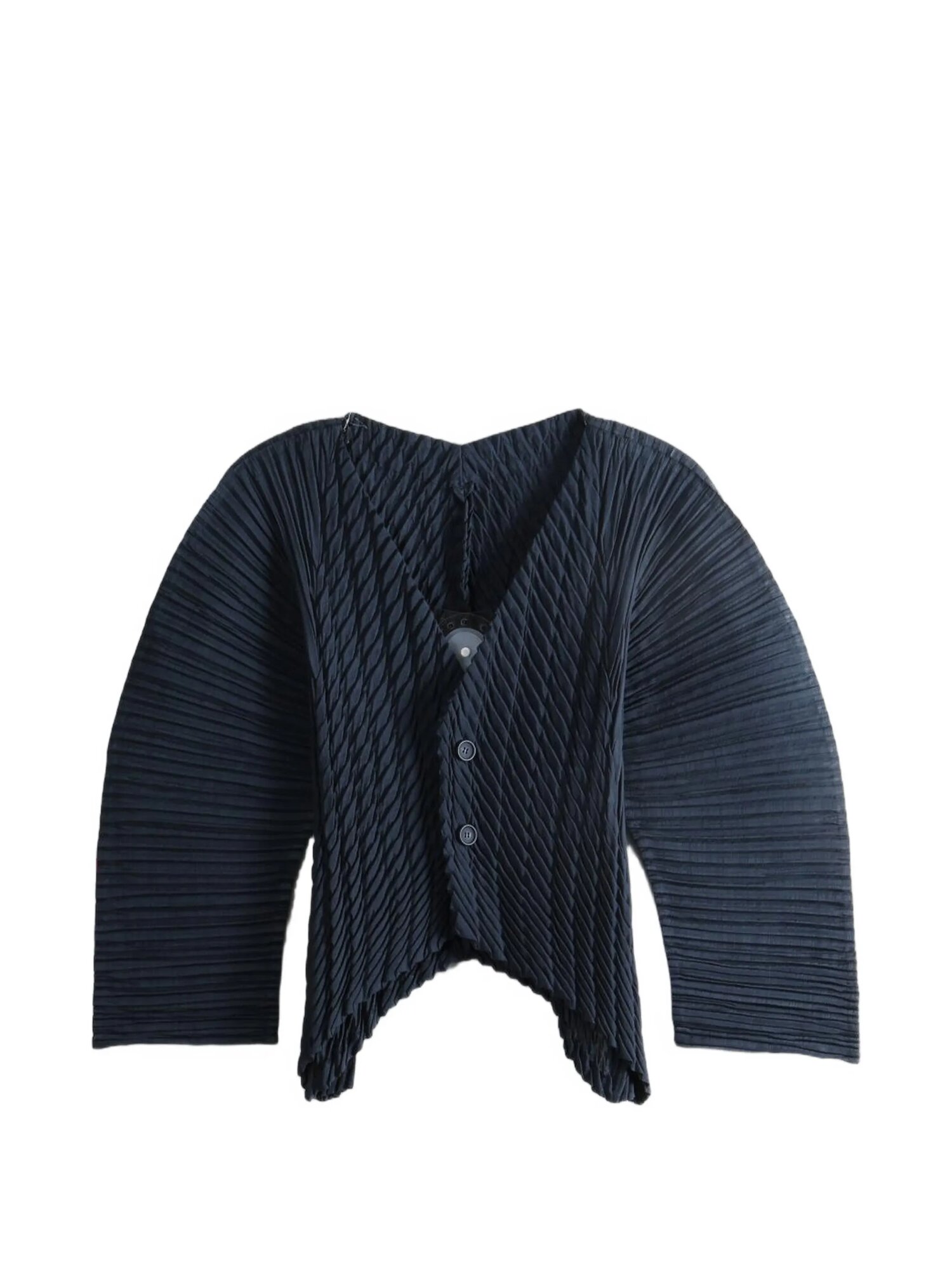 Кардиган Unfurling Pleats pleated asymmetric-hem cardigan