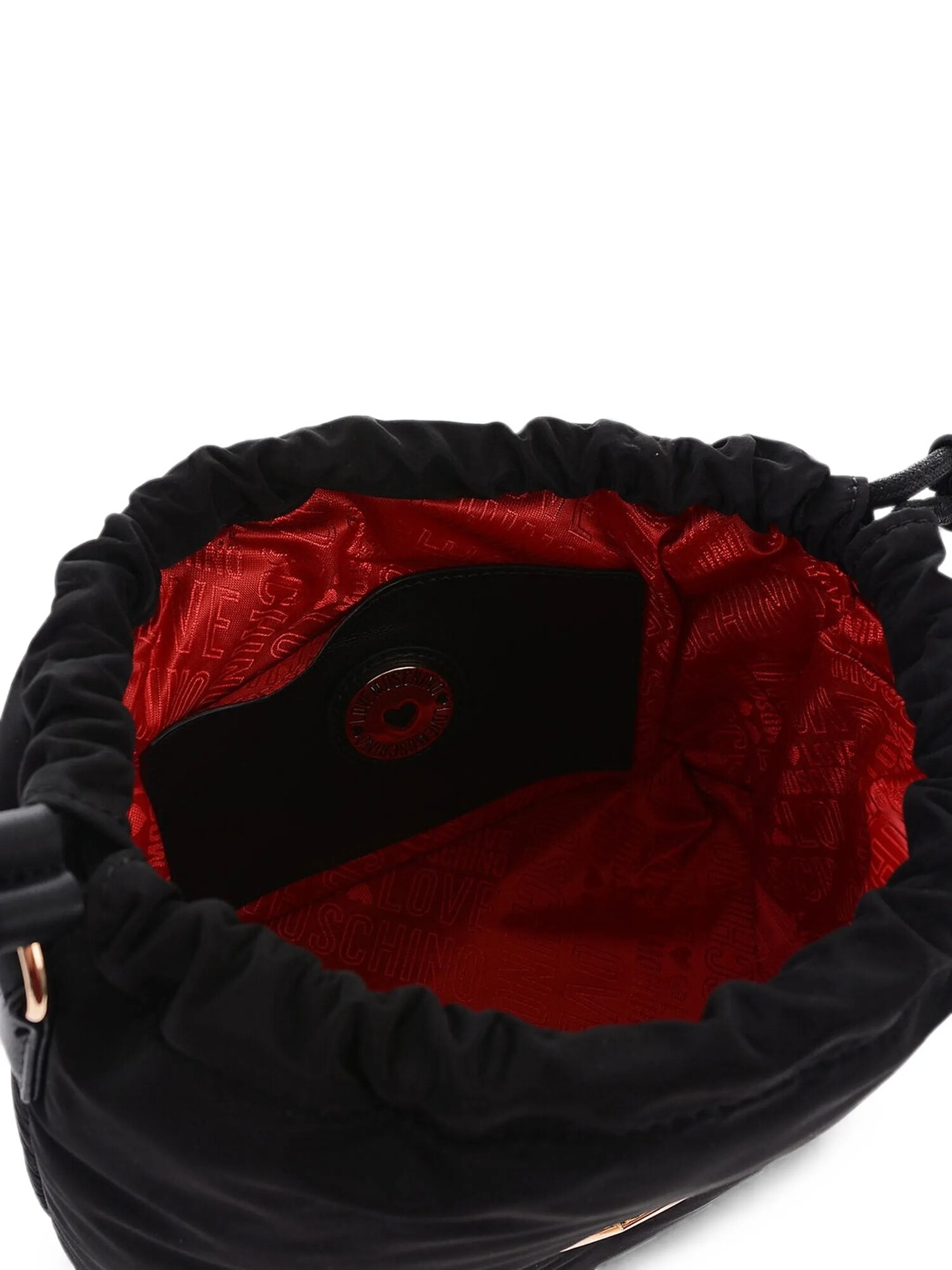 Сумка LOVE MOSCHINO Mini logo-plaque bucket bag — фото 1