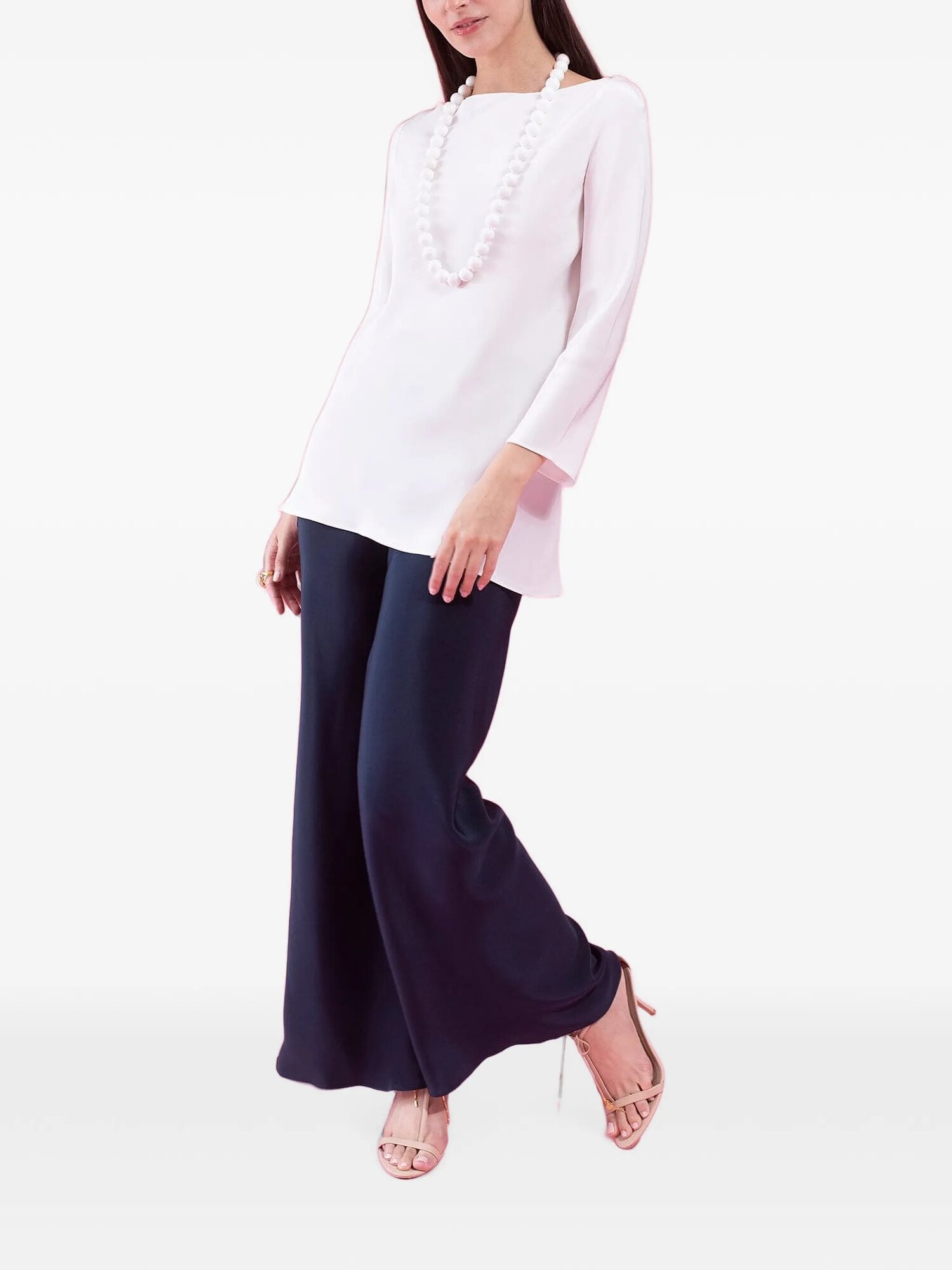 Блуза Peter Cohen Boat-neck blouse, размер 44, белый — фото 1