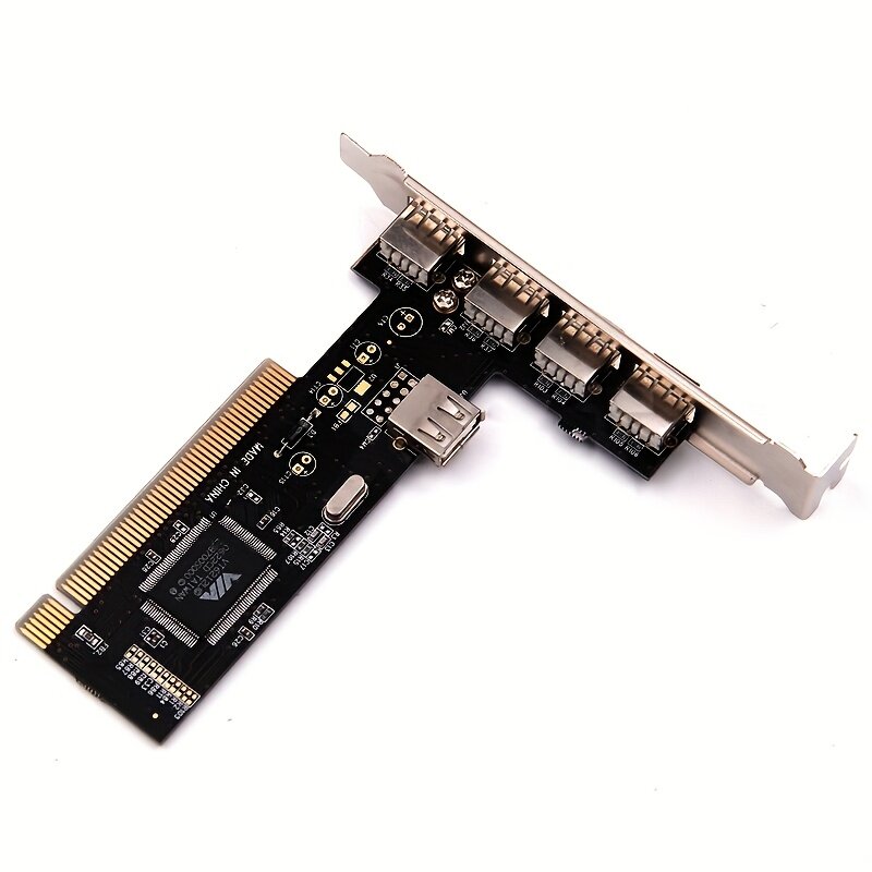 4-портовый USB 2.0 PCI HUB-контроллер (адаптер) 480 Мбит/с для настольных ПК