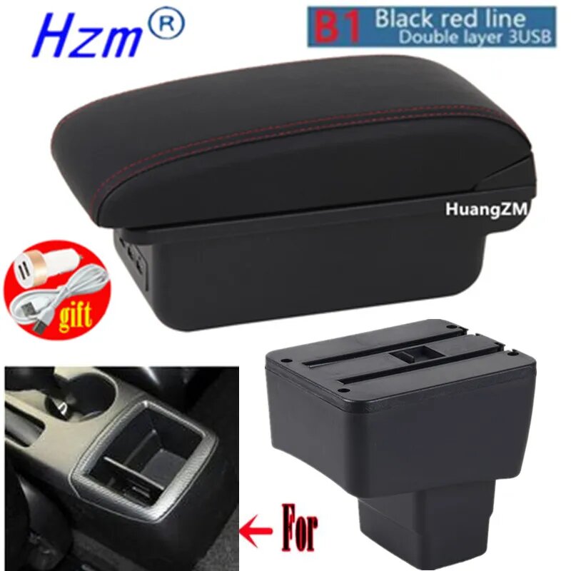 Подлокотник для MAZDA, предназначенная для освещения автомобиля Mazda 2 skyмоя B1 red line 3USB
