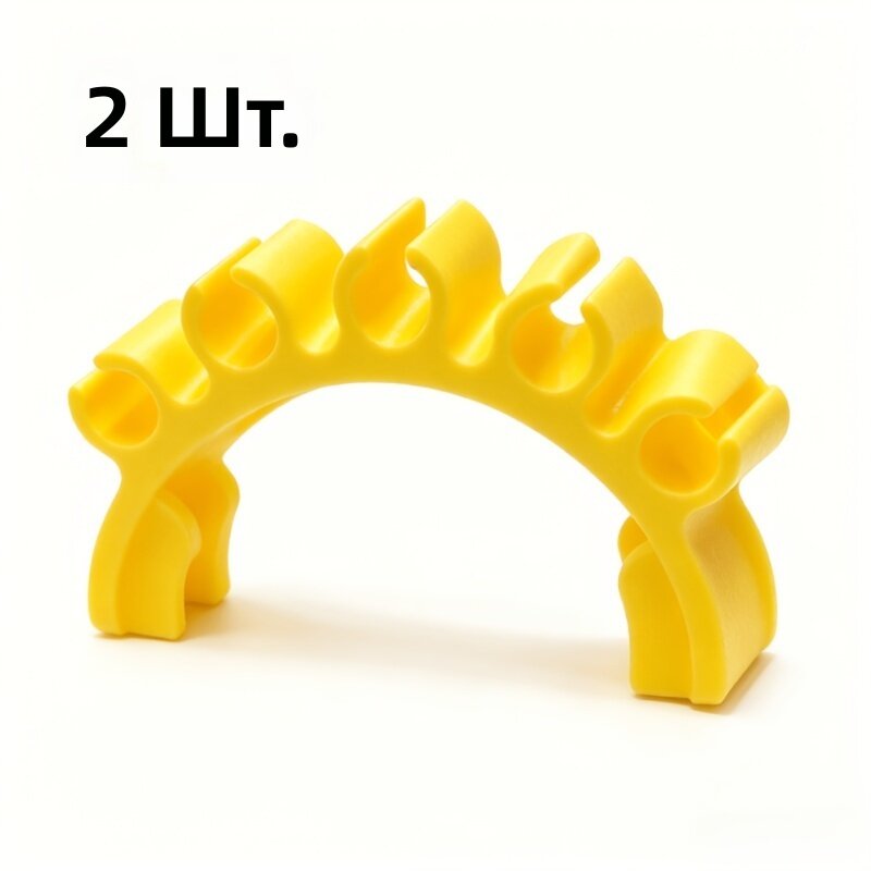 Держатель бит 1/4 дюйма, 5-слотовый, быстрый доступ, 2 шт, желтый, для аккумуляторных дрелей 12/20V