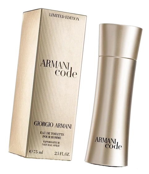 Мужская туалетная вода Armani Code Golden Edition, бренд Джорджио Армани, флакон 75 мл