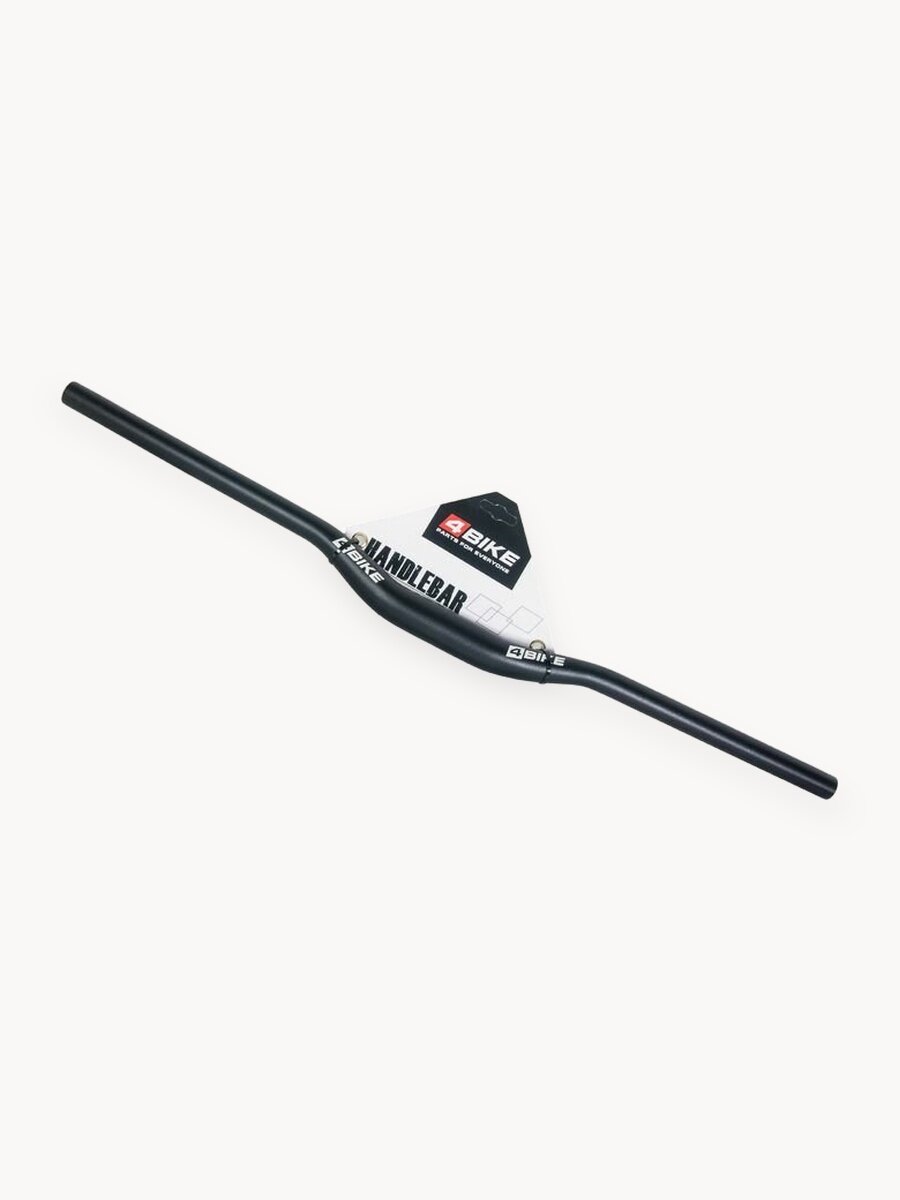 Руль велосипедный "4BIKE" MTB-AL-330BT, W:720*9°, D:31.8 индивидуальная упаковка, чёрный