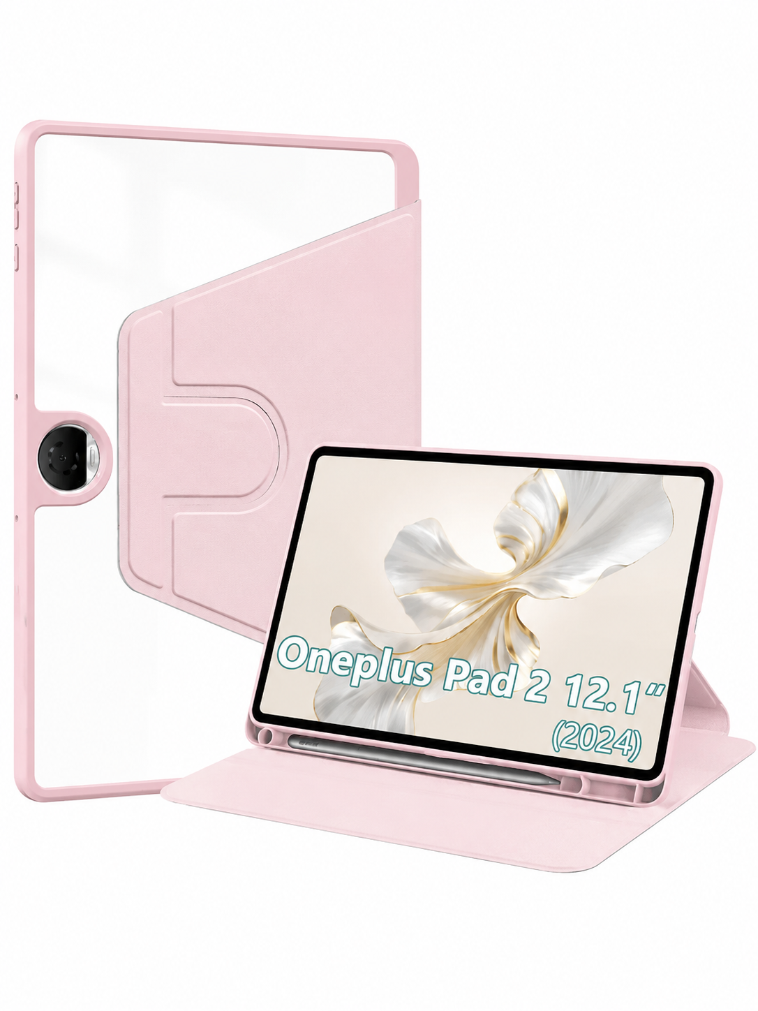 Вращающийся чехол для Oneplus Pad 2 противоударный чехол , для Oneplus Pad 2 12.1"(2024)