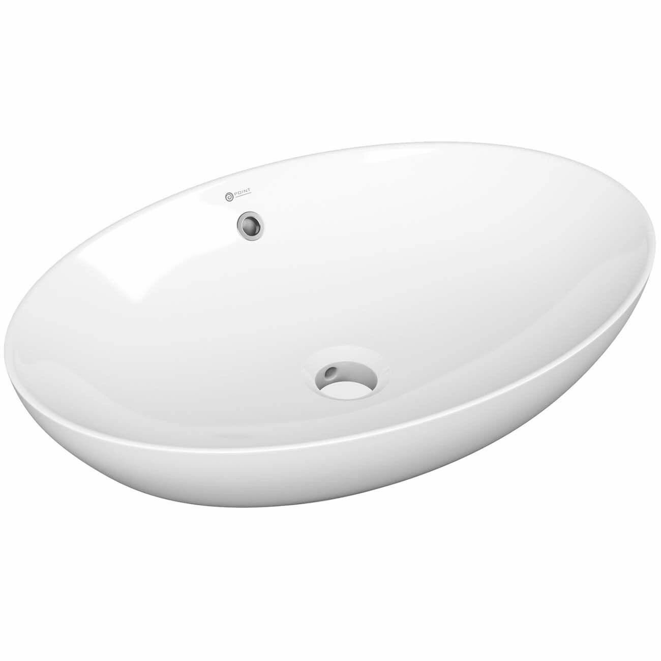 Раковина Point Сатурн 63 PN43901 овальная, белая