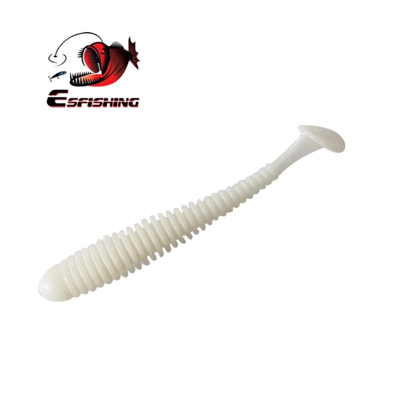 ESFISHING Swing Impact Ring Shad, Белый, 50 мм