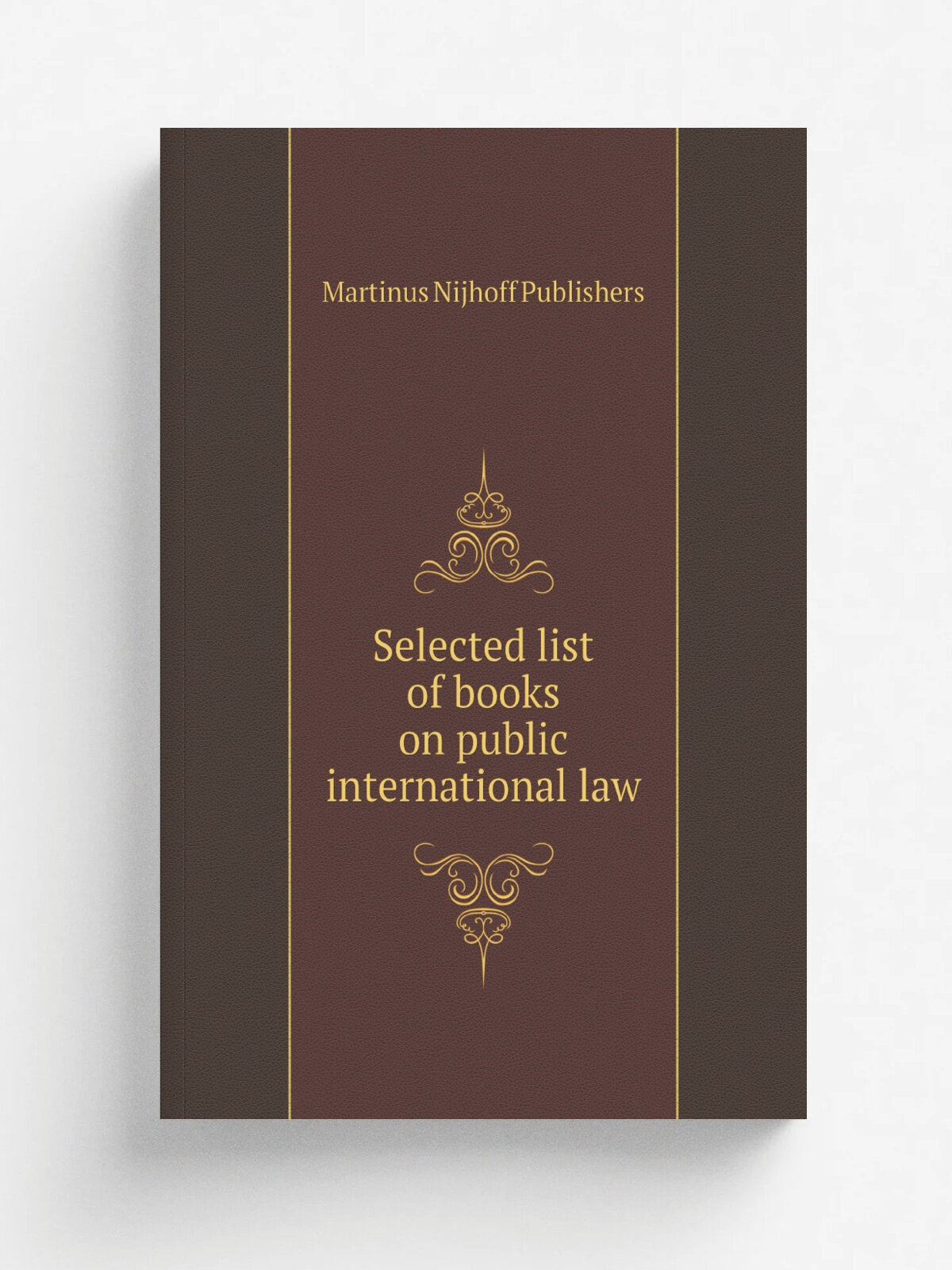 Selected list of books on public international law