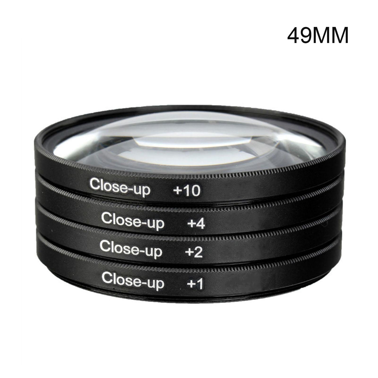 Профессиональный макронабор +1 +2 +4 +10 с чехлом, 49mm