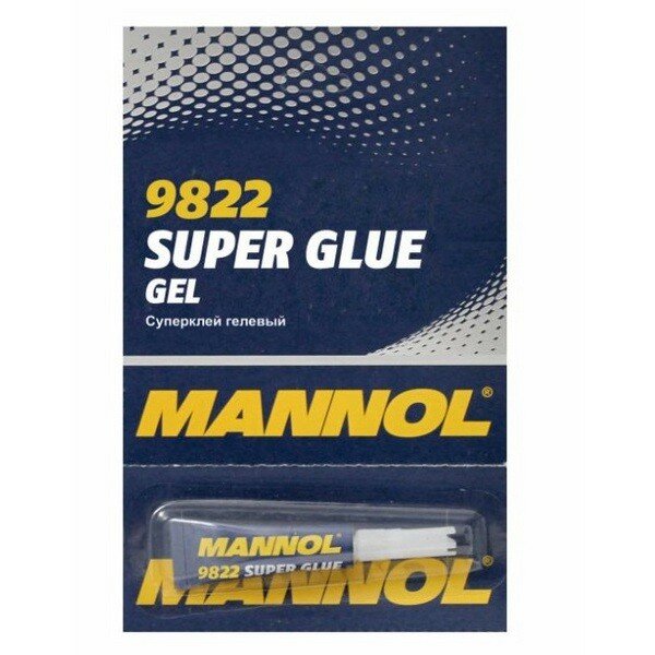Автохимия MANNOL 9822 GEL Super Glue Гелевый Суперклей (3гр) 2457