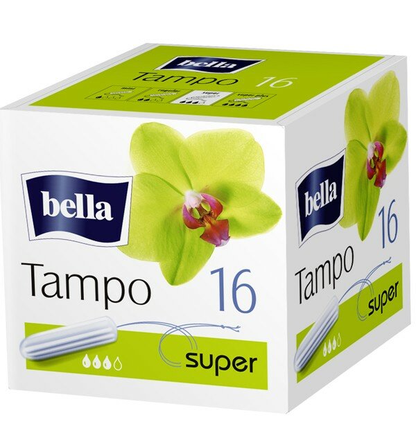Набор из 3 штук Тампоны без аппликатора Bella Premium Comfort Super 16шт
