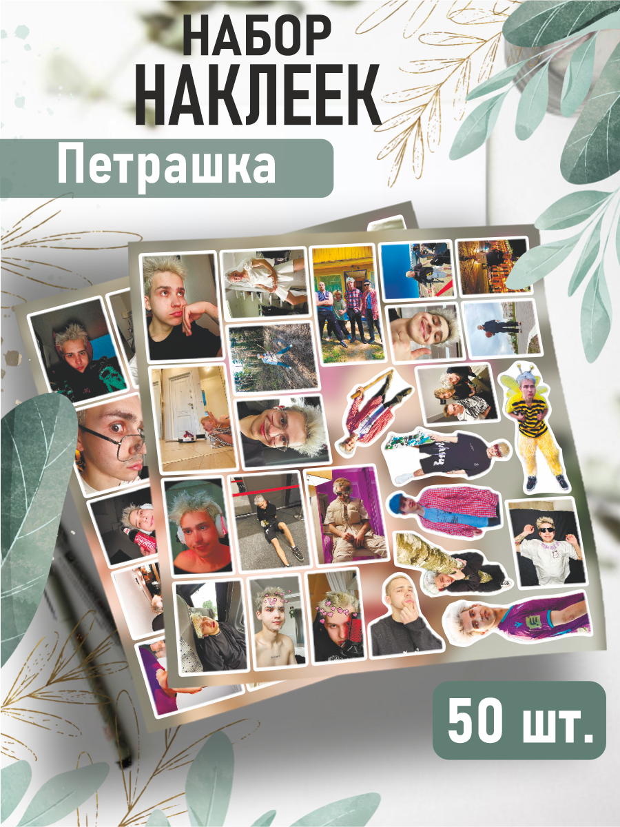 Наклейки на телефон стикеры Биг Бойс Петрашка блогер